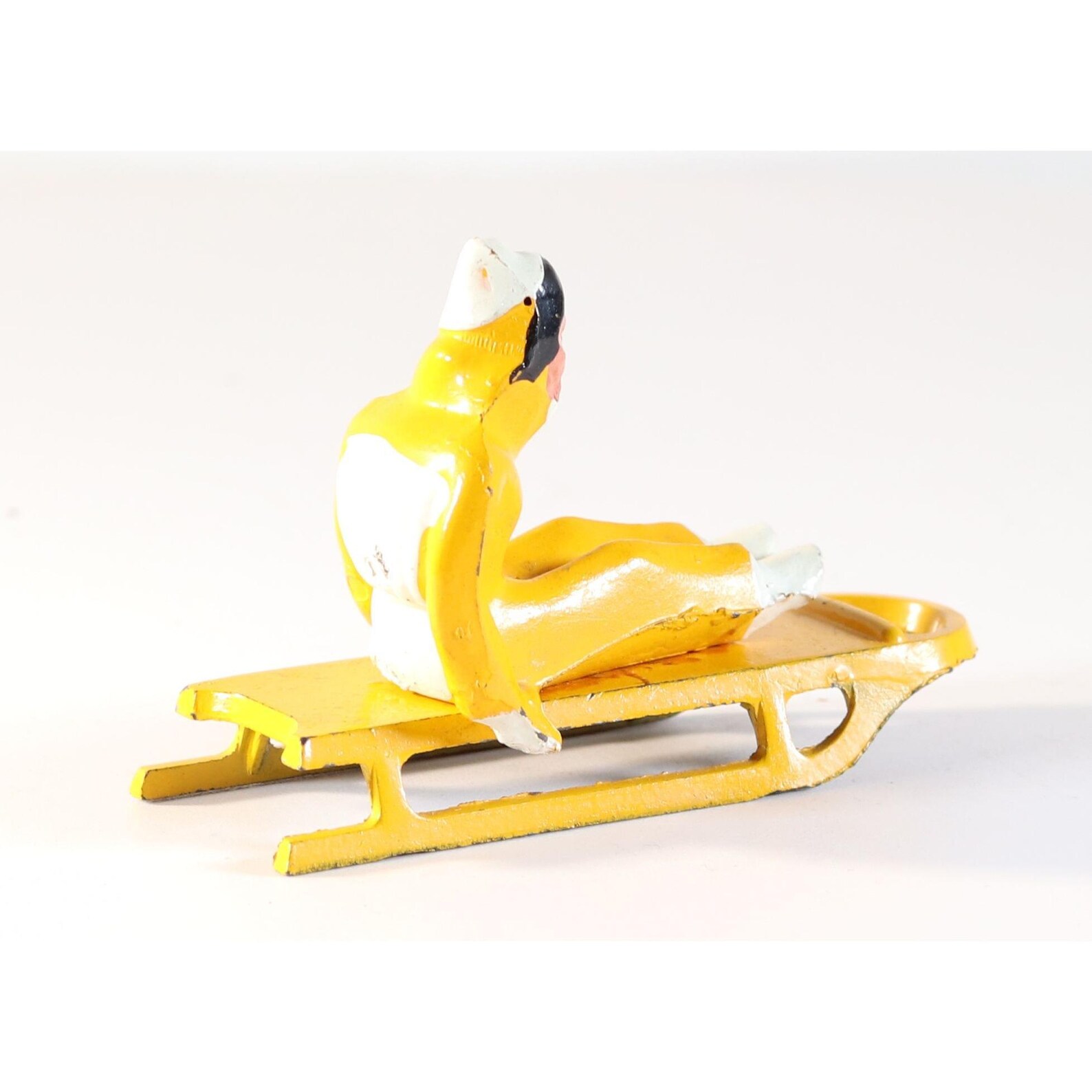 Britain Man Riding Sled Lead Figure 1950s Vintage Lead Toy 2" Tall - Etsy