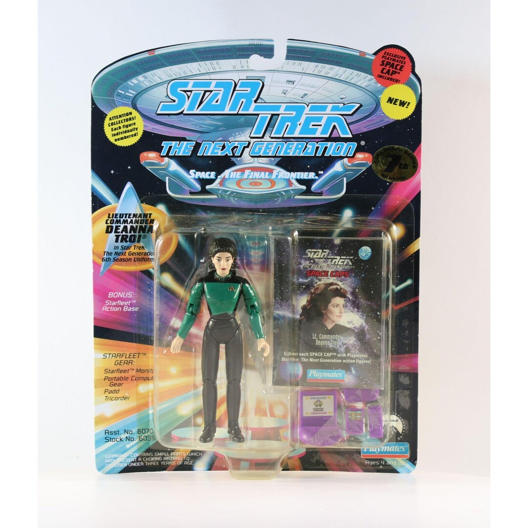 Lt Commander Deanna Troi Action Figure, Star Trek Next Generation 6070 ...