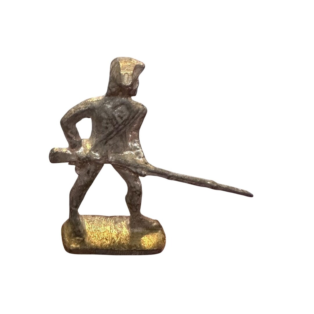 Vintage Colonial War Metal Toy Soldier 1950s Figure 2.25" Tall Lead ...