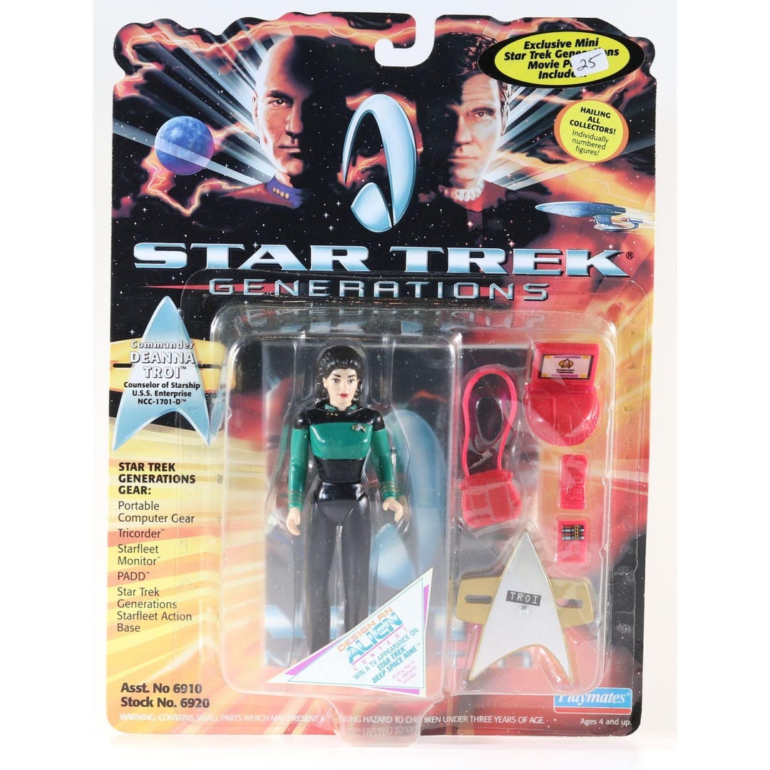 Star Trek Generations Commander Deanna Troi Counselor Figure 1993 ...
