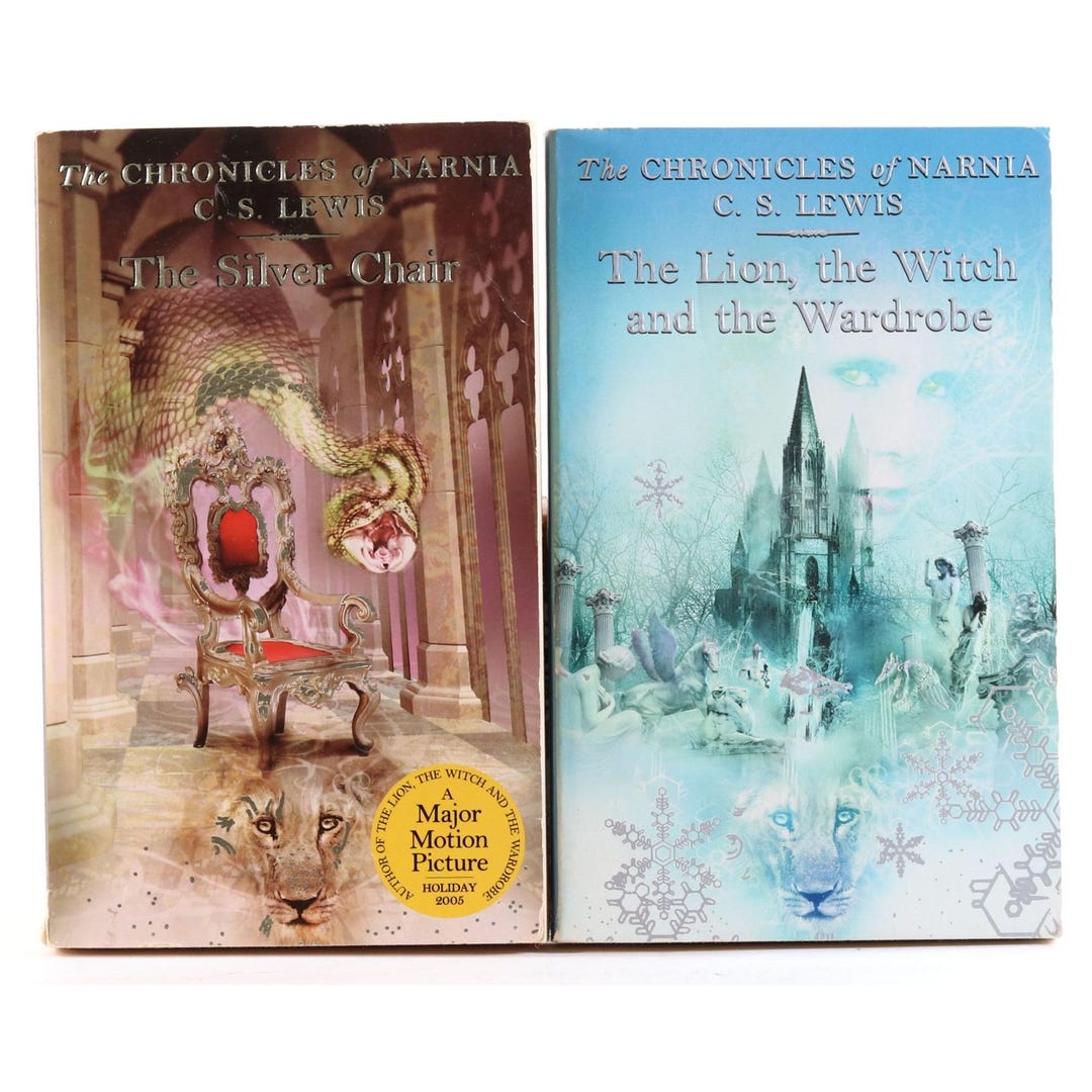 The Chronicles of Narnia C.S. Lewis Paperback Books 2 & 6 Good ...