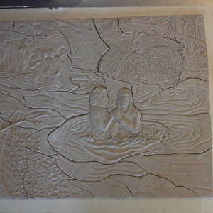 Baptism of Jesus the Savior, "down in the River Jordan" Tile Mural - Etsy