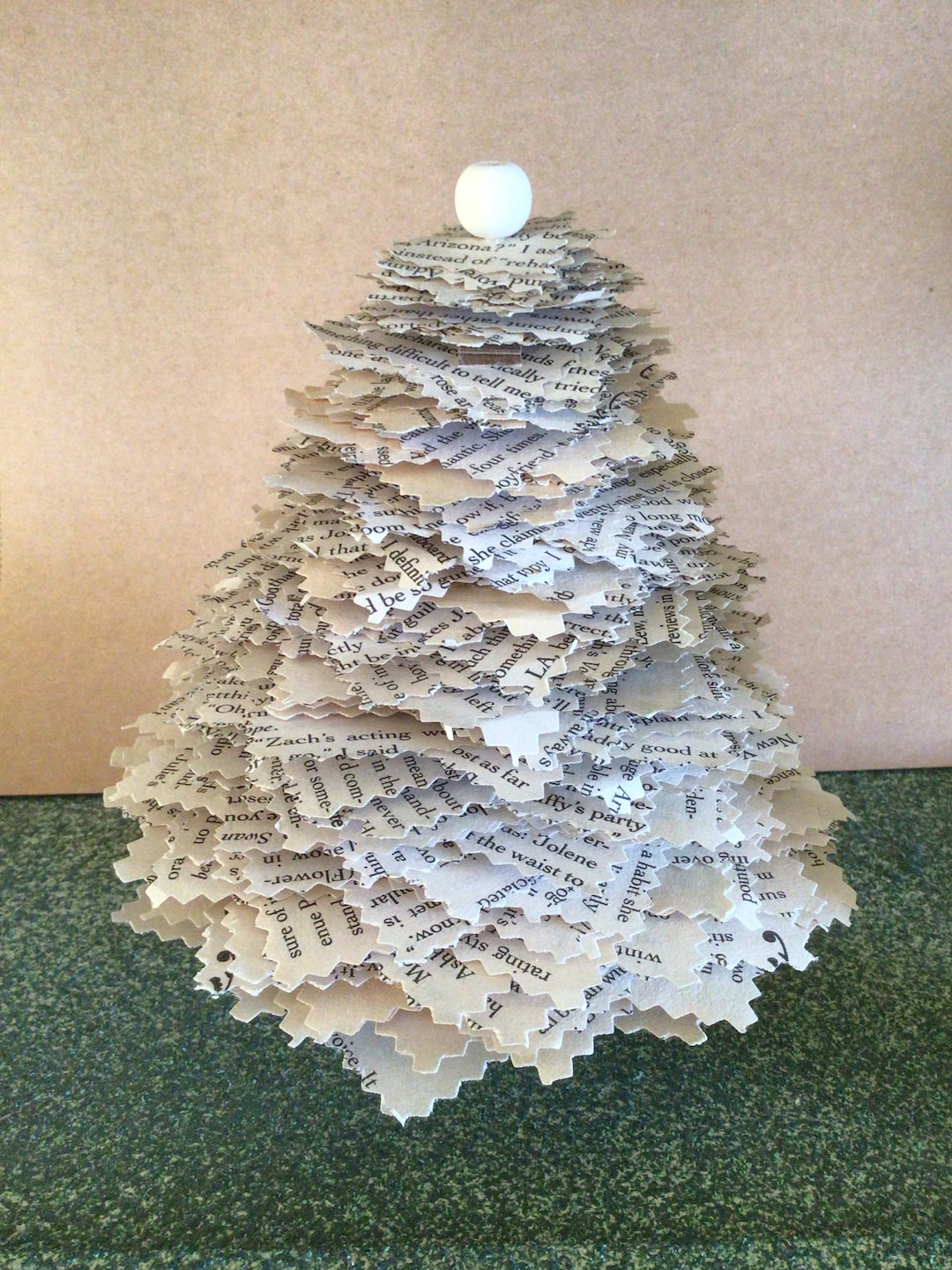Book Page Christmas Tree / Free Shipping - Etsy