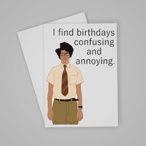 IT Crowd Birthday Card: Moss - Etsy