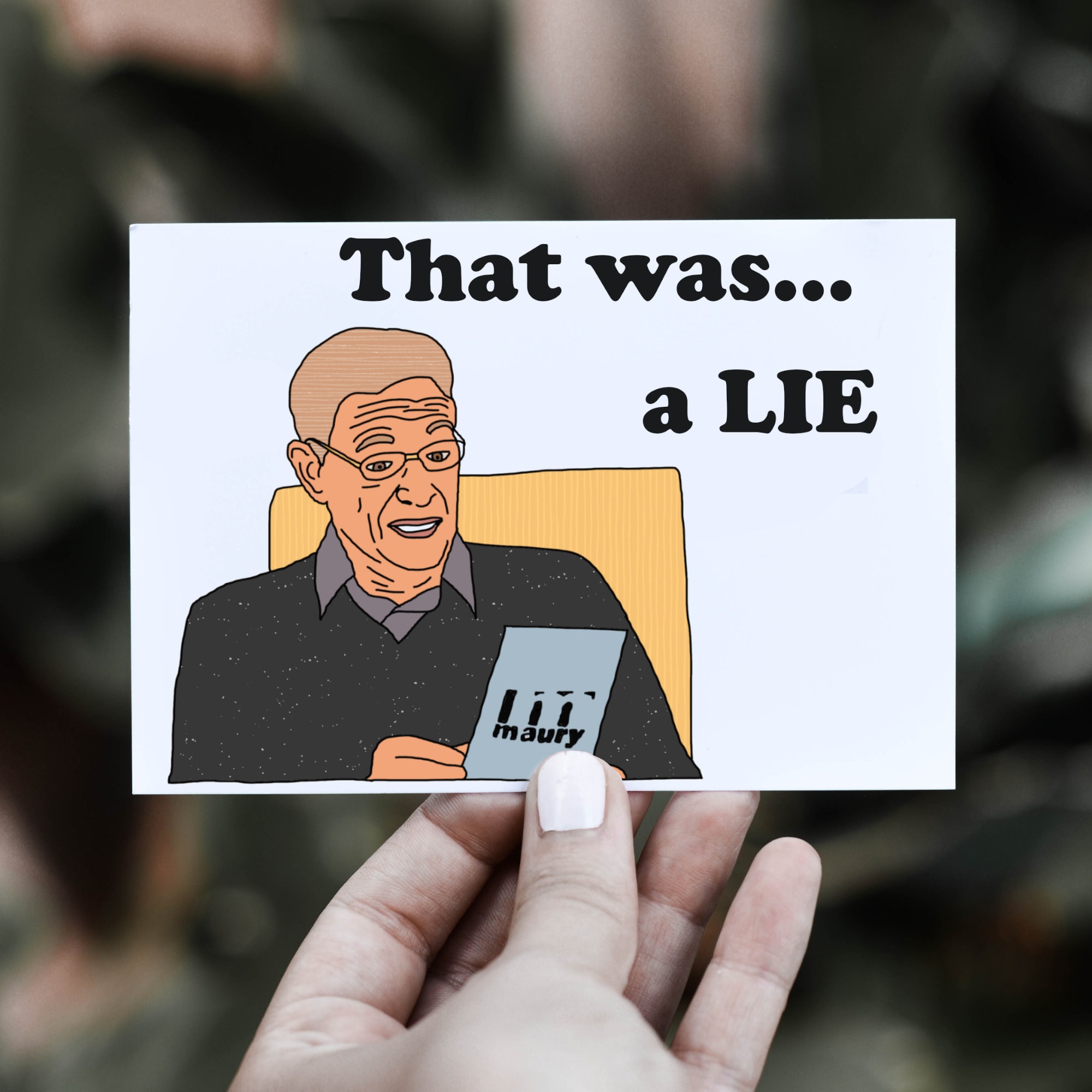 Maury Povich Meme Template