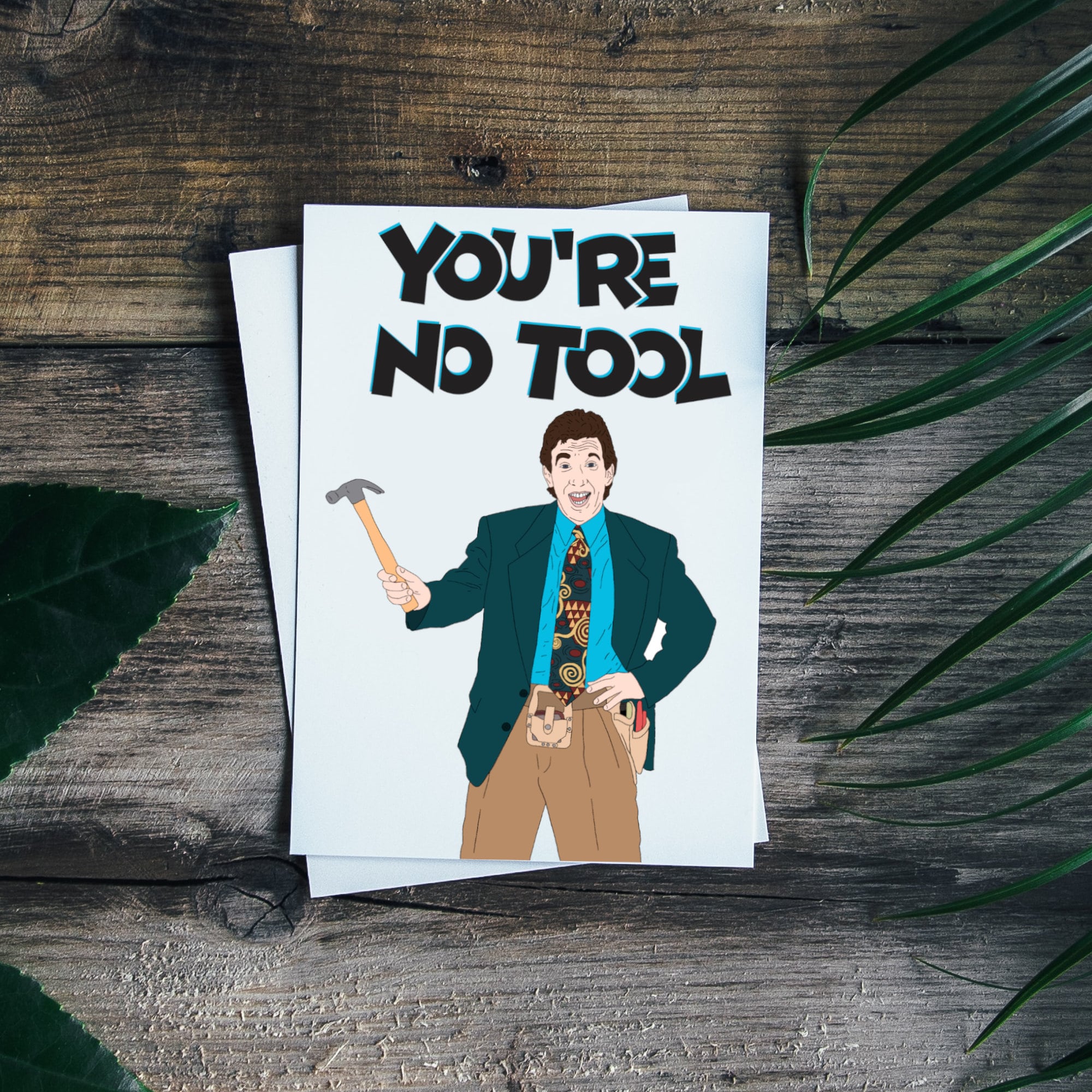 Home Improvement Greeting Card: Tim 'the Tool Man' Taylor - Etsy