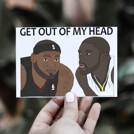 Lebron James Greeting Card NBA Basketball Handmade - Etsy