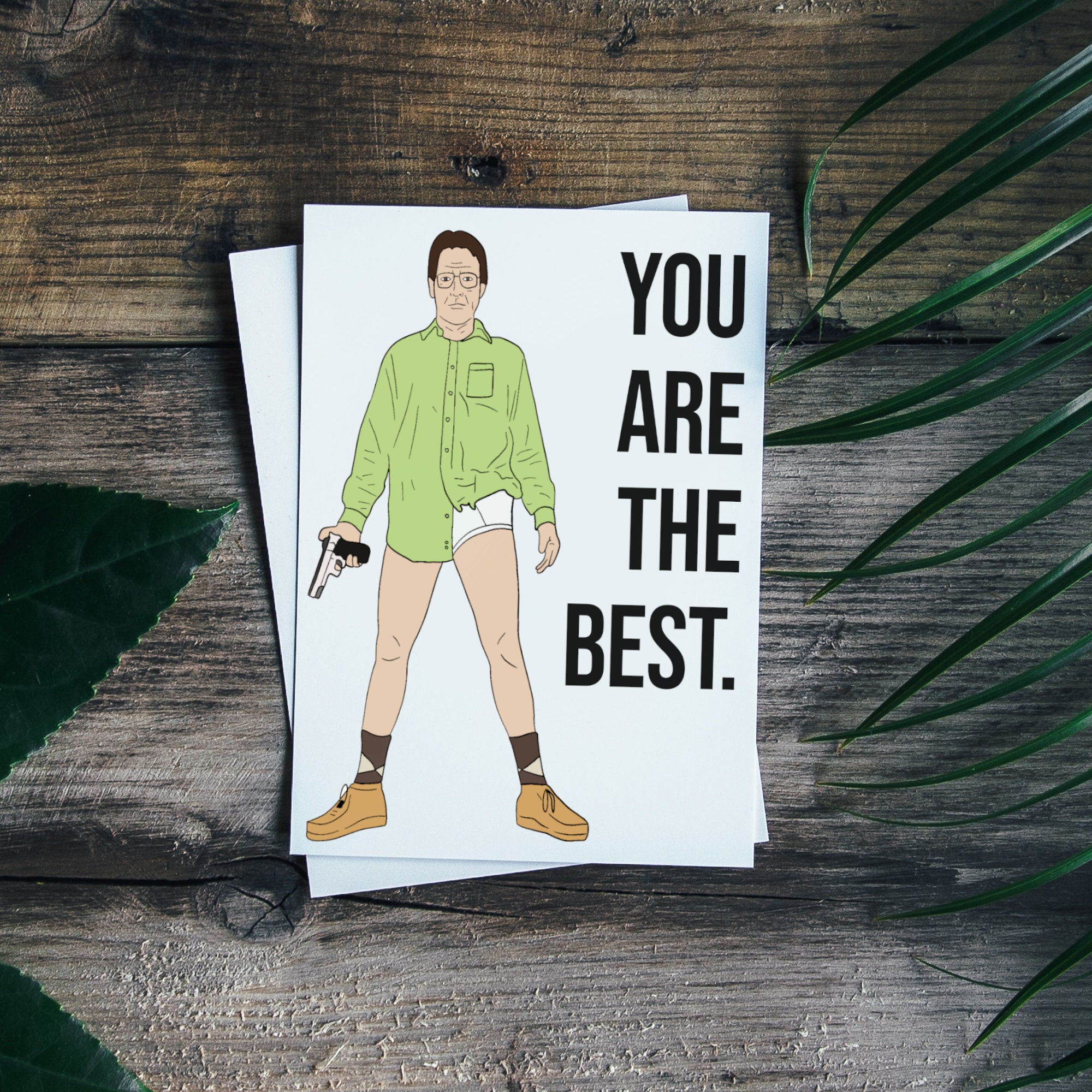 Breaking Bad Greeting Card Walter White the Best AMC Crime TV Fathers ...