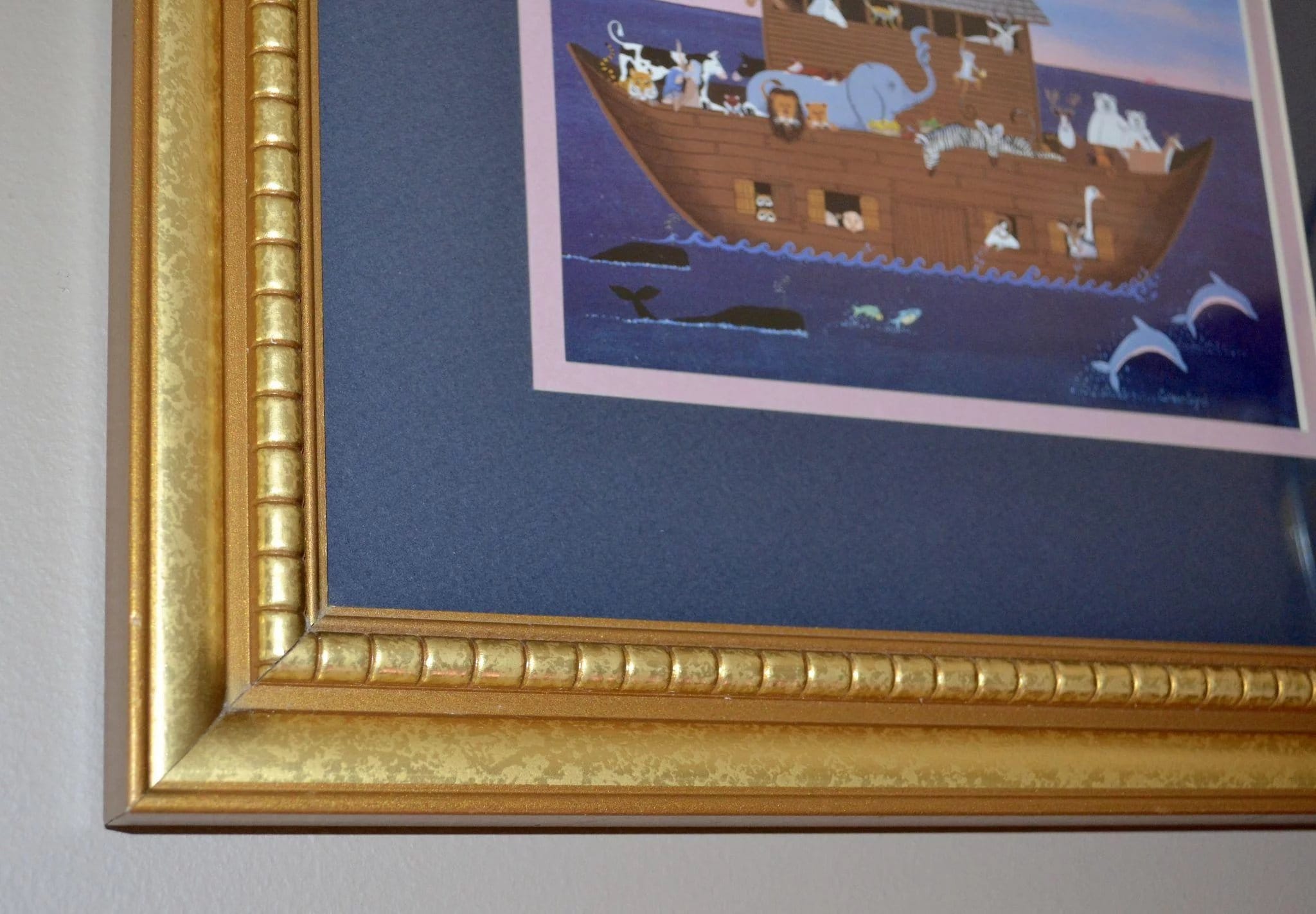 Colleen Sgroi Noah's Ark W/ Animals Religious Folk Art Print in Wood ...