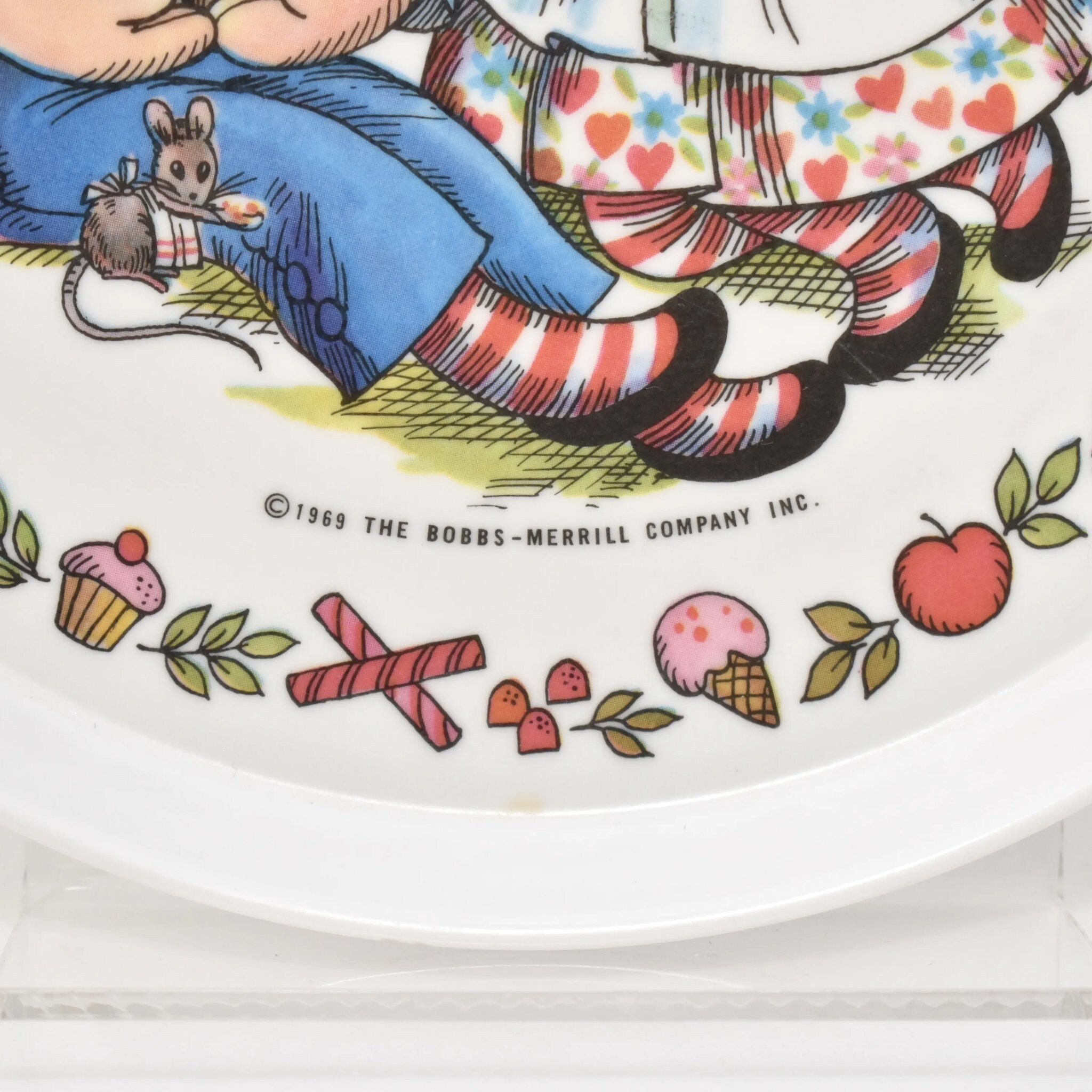 Vintage Oneida Deluxe Raggedy Ann & Andy Tea Time Sweets Melamine Plate ...