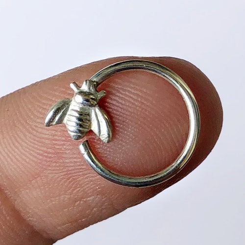 Bee Daith Piercing Sterling Silver Daith Ring Bee Daith | Etsy
