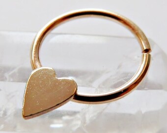 Heart Septum Ring - Etsy