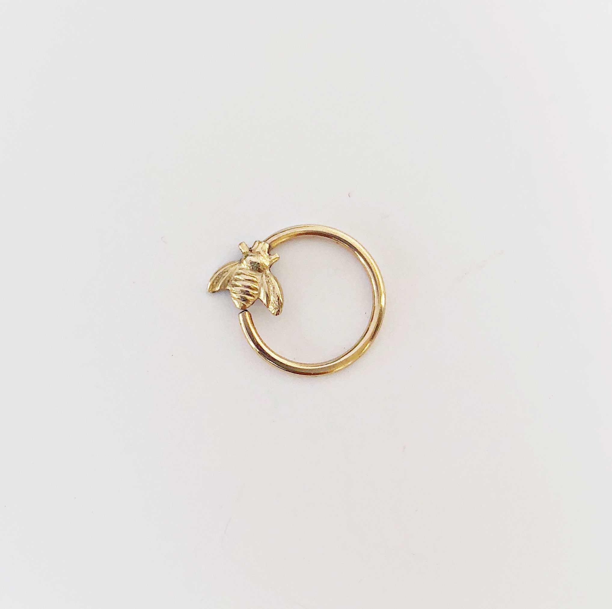 Bee Daith Piercing Gold Filled Daith Ring Bee Daith Hoop | Etsy