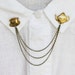 Brass Teapot Collar Pins Collar Chain Collar Brooch Lapel - Etsy