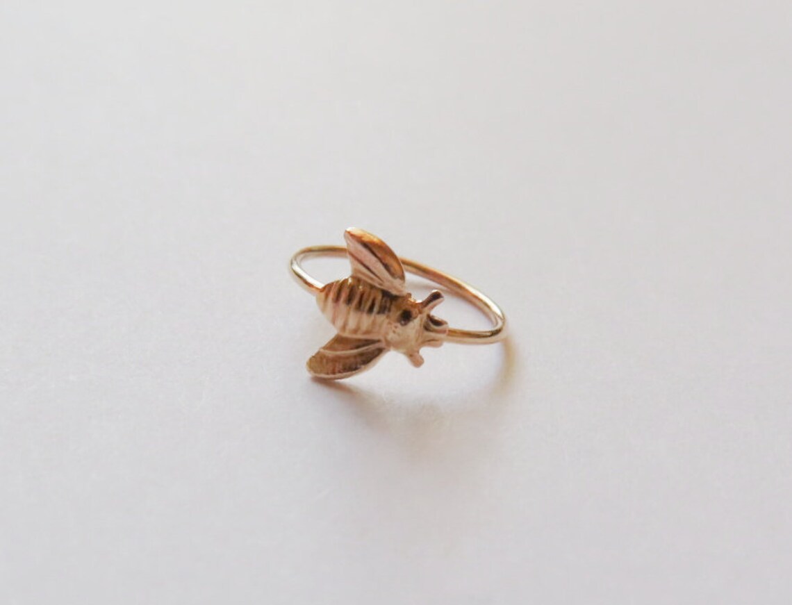 Bee Conch Hoop Gold Filled, Conch Ring in 16 Gauge, 18 Gauge, 20 Gauge ...