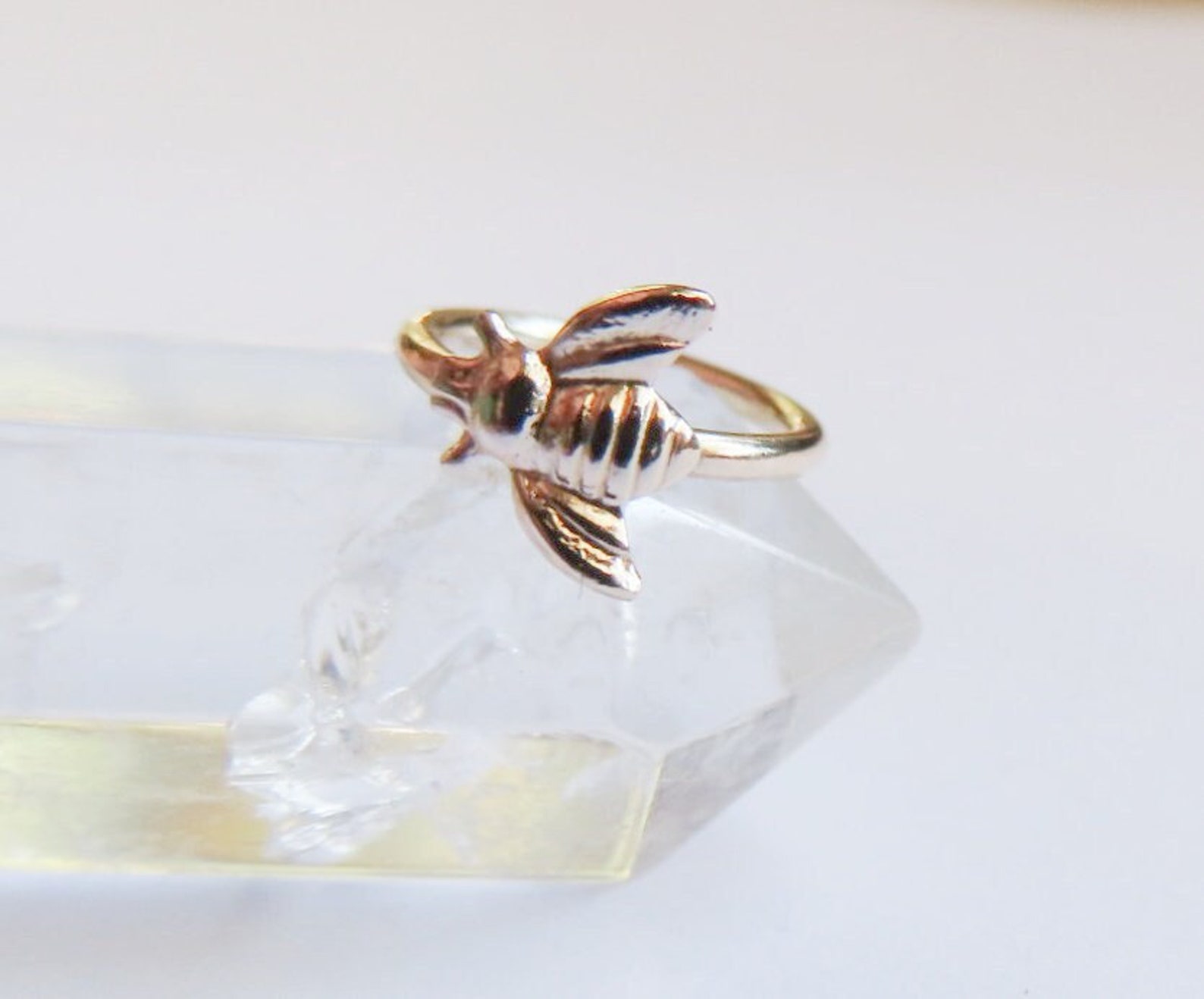 Bee Tragus Ring, Gold Filled Tragus Hoop, Small Tragus Hoop, 20 Gauge ...
