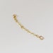 Nose Chain 14k Gold Filled, Custom Size Chain to Connect Double Nose ...