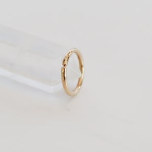 Hammered Conch Hoop Gold Filled, Conch Ring in 16 Gauge, 18 Gauge, 20 ...