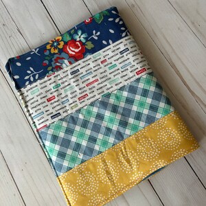 Blue and Yellow Composition Notebook Cover - Etsy