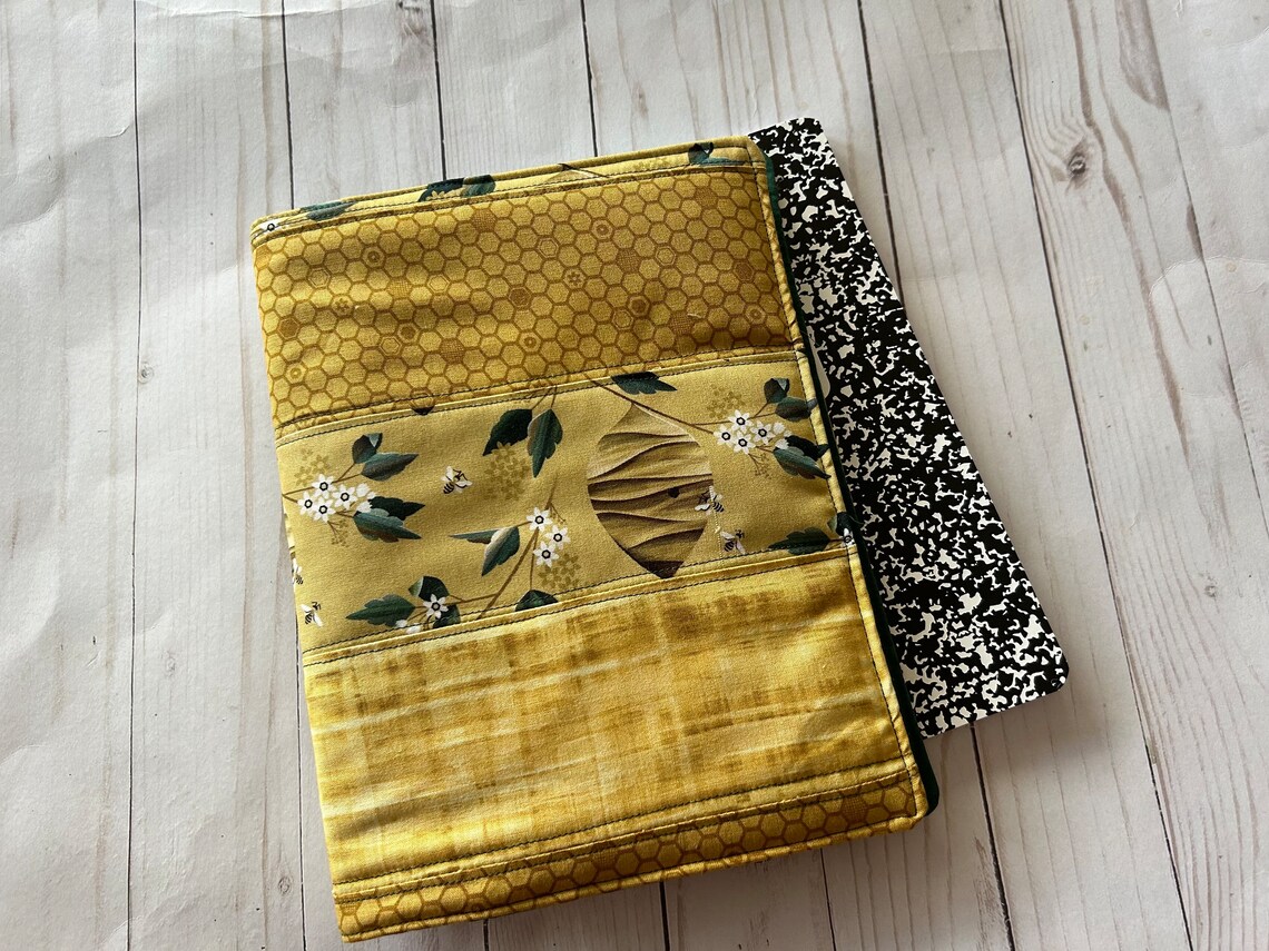 Bee Hive Patchwork Composition Notebook Cover - Etsy