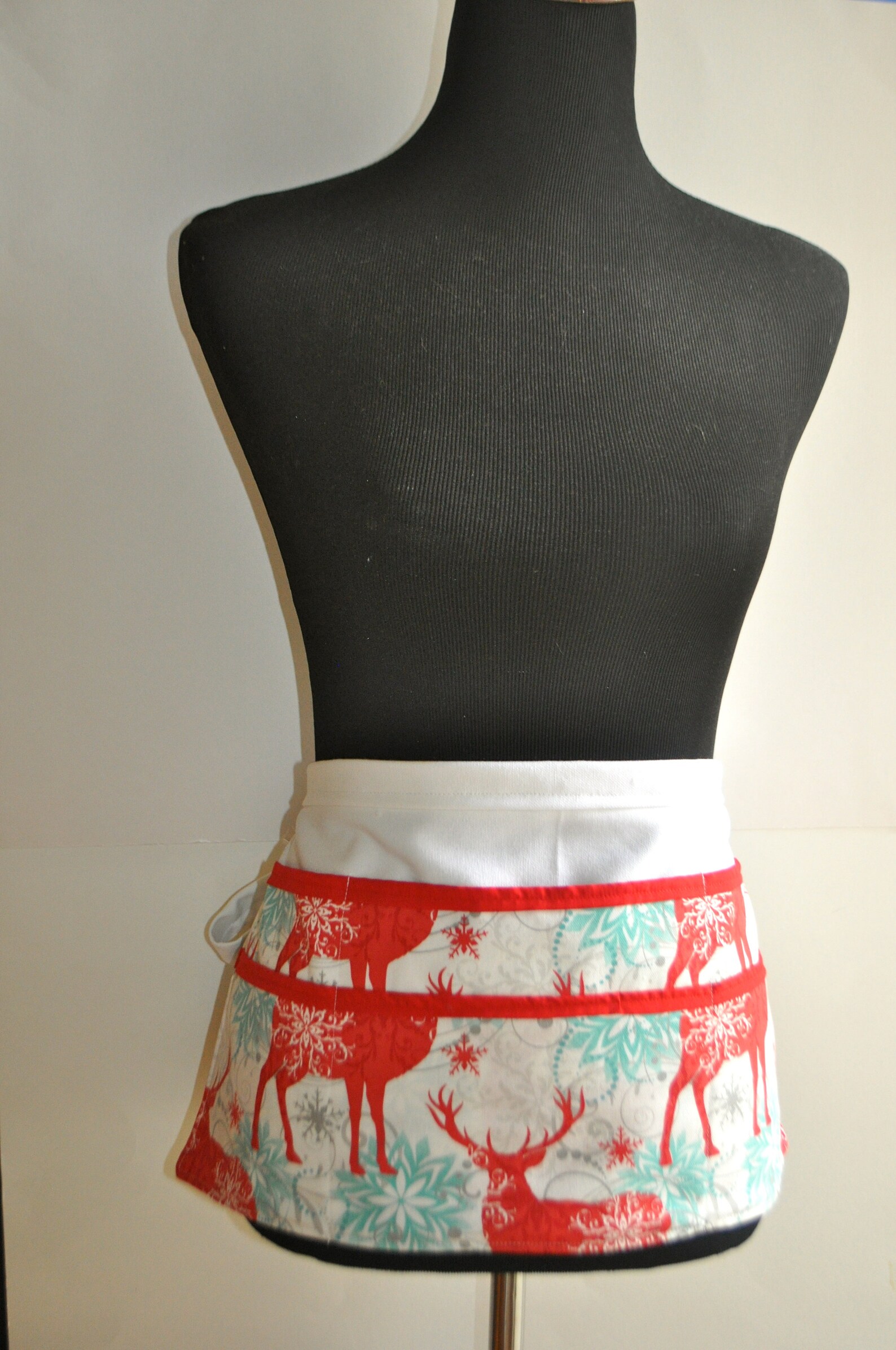 Christmas Apron Reindeer Apron Winter Teacher Apron Womens - Etsy