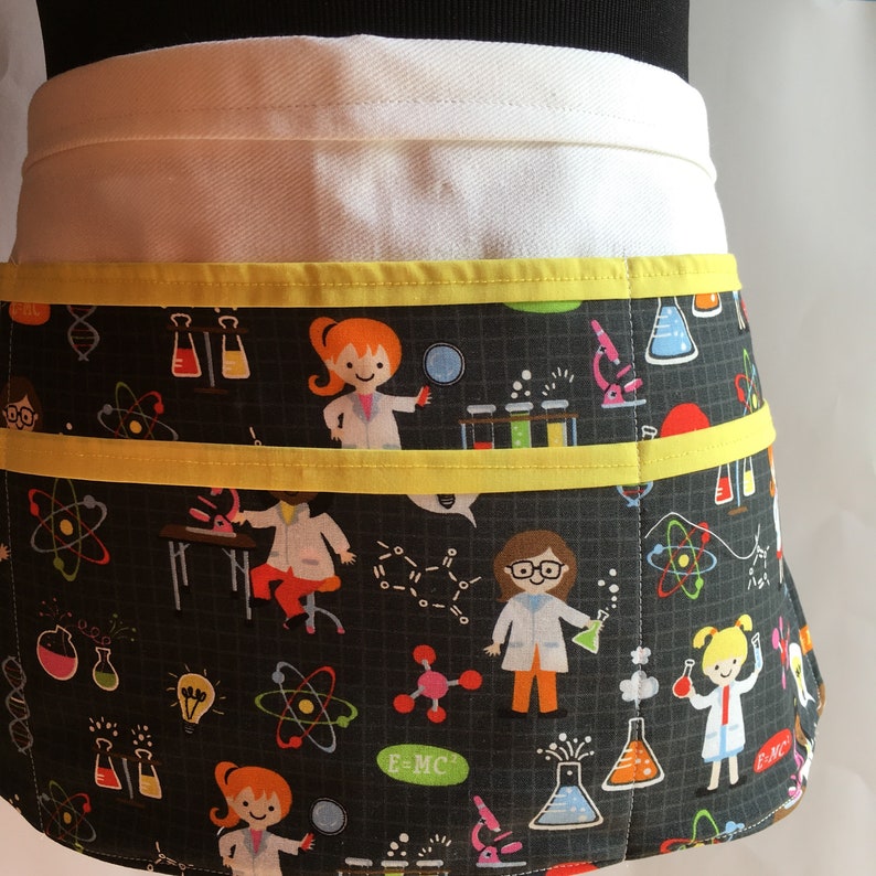 Female Scientist Teacher Apron - Etsy