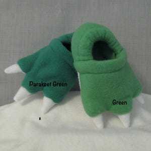 New Colors- Fleece Dinosaur Feet Baby Soft Sole Slippers- Fleece Dino ...