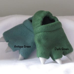 New Colors- Fleece Dinosaur Feet Baby Soft Sole Slippers- Fleece Dino ...