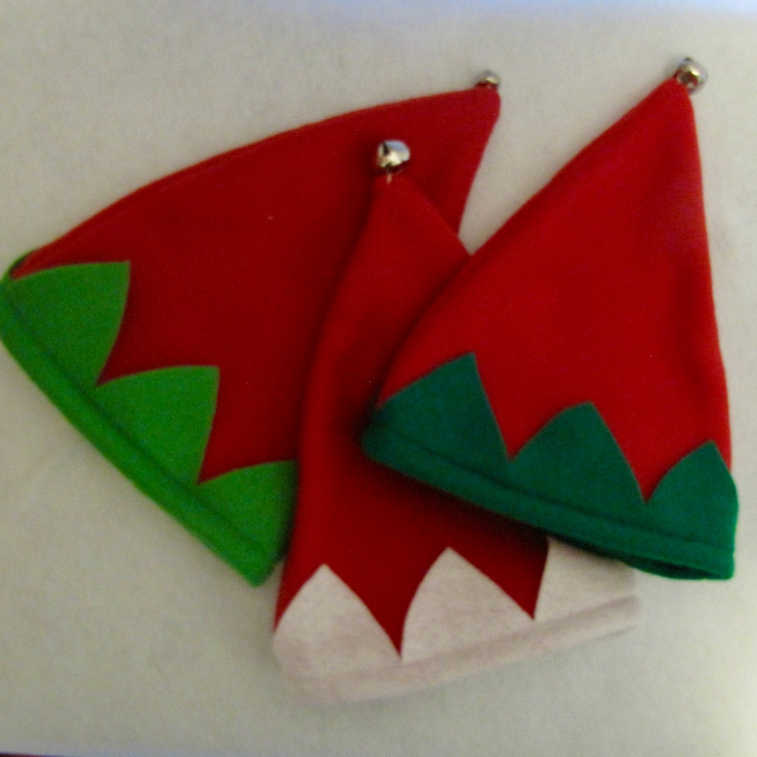 Fleece Elf Hat- Fleece Elf Christmas Hat - Etsy