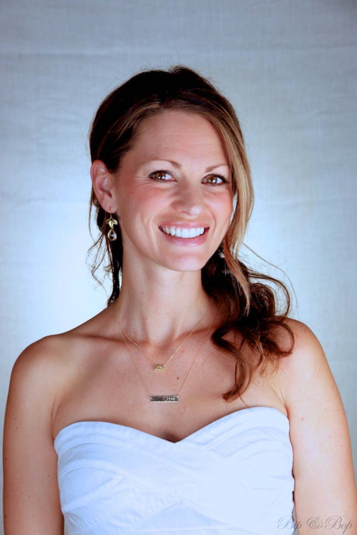 Jessica Necklace With Tiny Font - Etsy