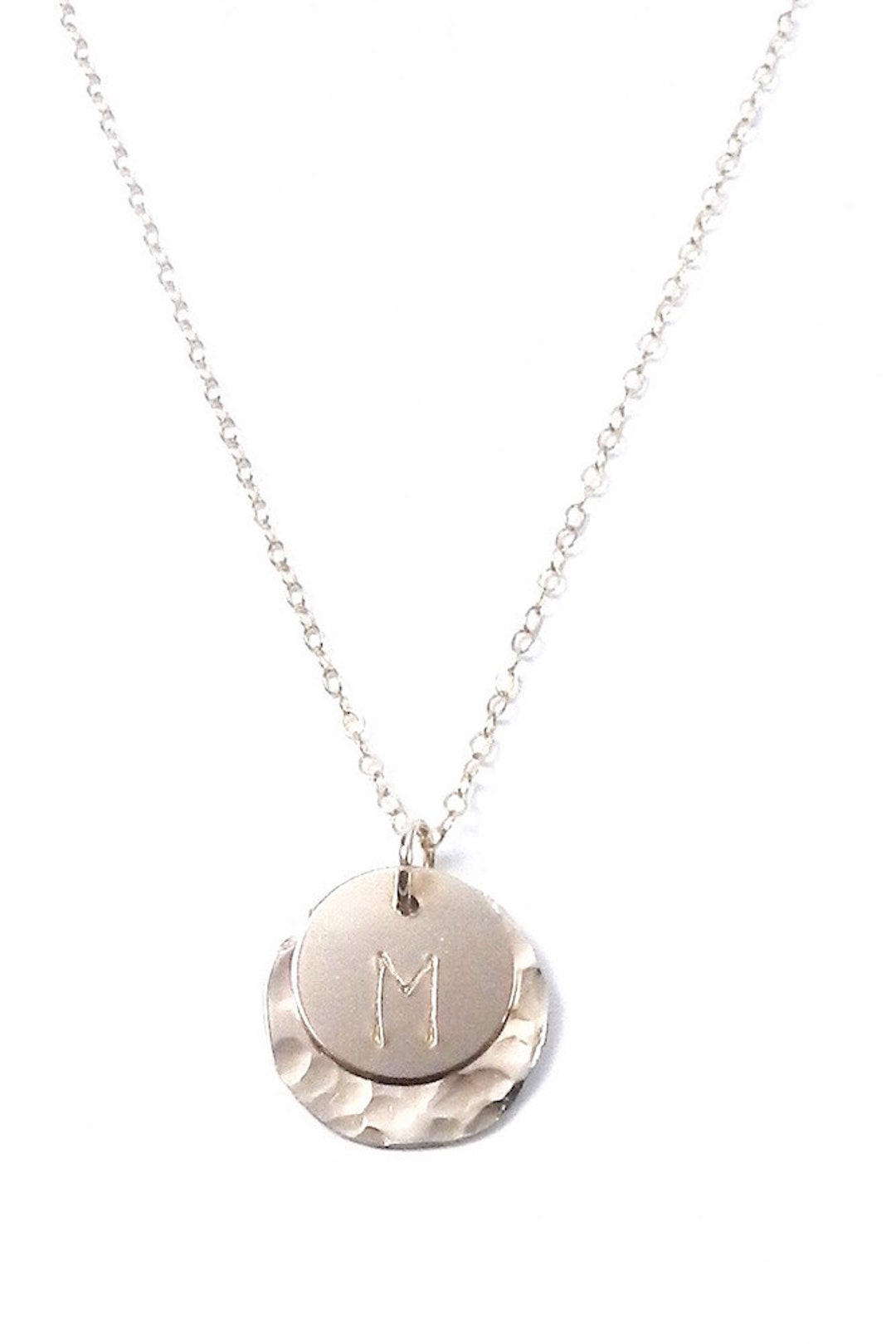 The Emily. Layered Initial Necklace. - Etsy