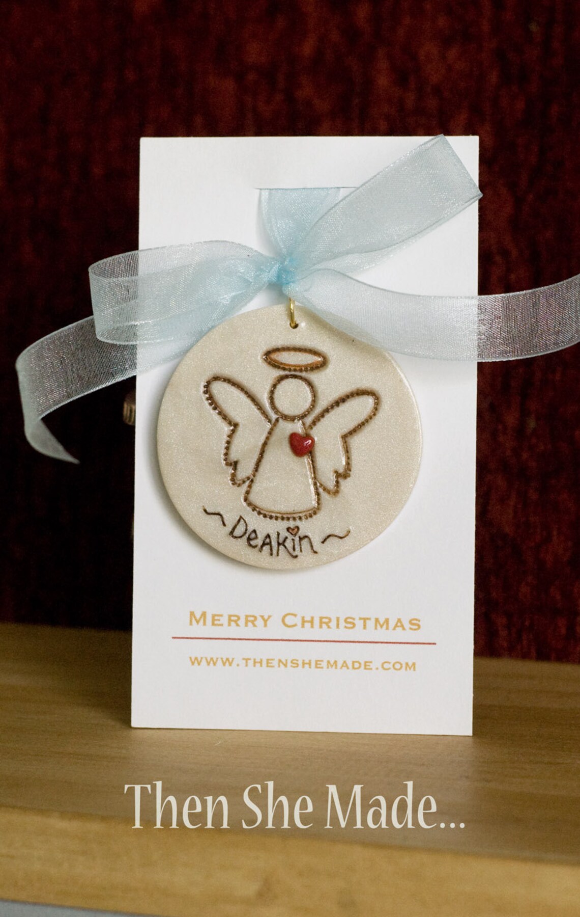 Personalized Angel Tree Ornament - Etsy