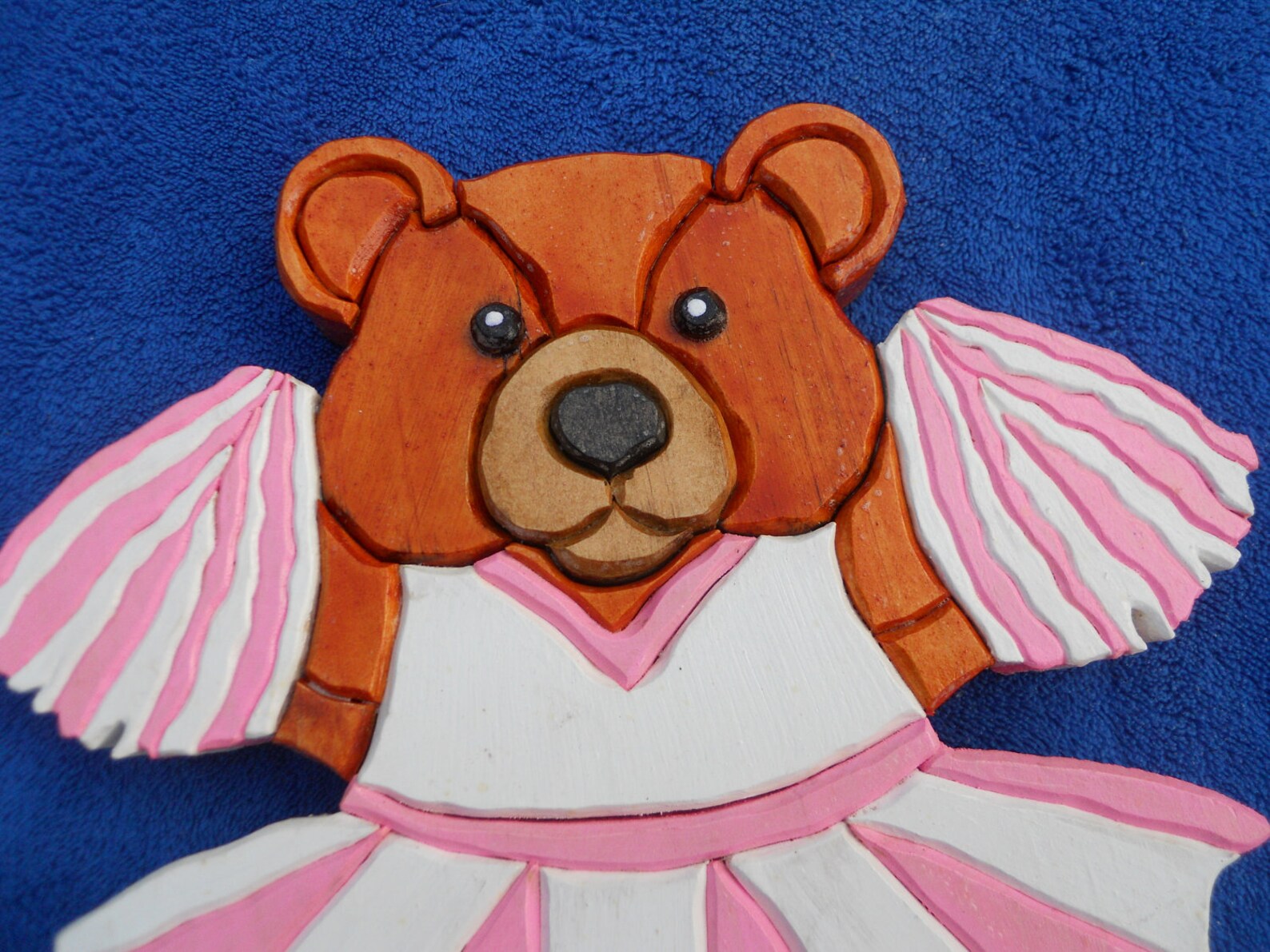 Cheerleader Teddy Bear Wooden Teddy Bear Segmentation Wall - Etsy