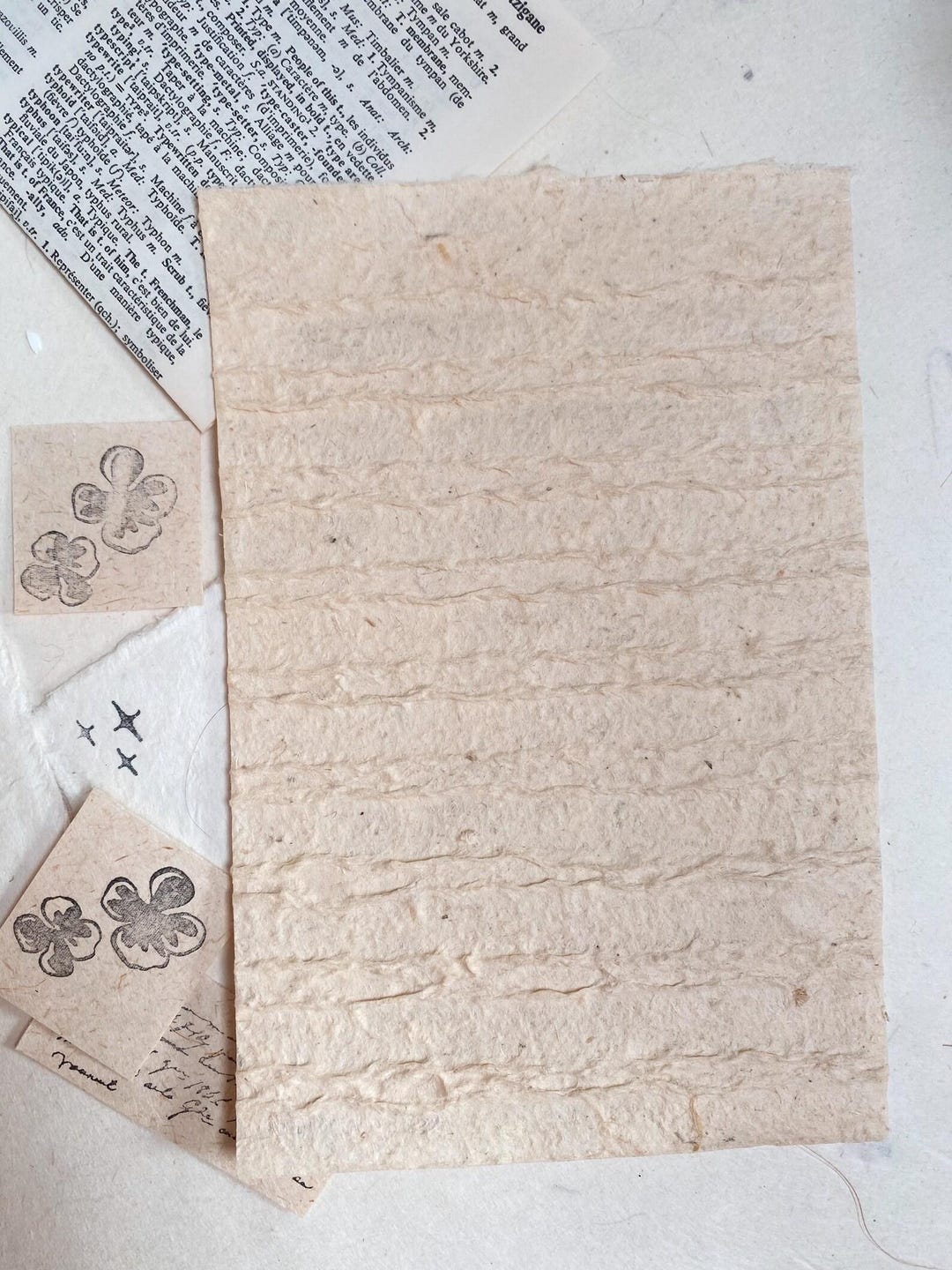 Handmade Paper | Textured Paper | Scrapbooking, Journaling, Junk ...