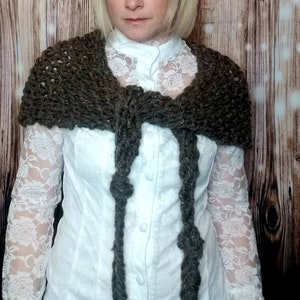 KNITTING PATTERN, Chunky Highlander Triangle Wrap, Sassenach Triangle ...