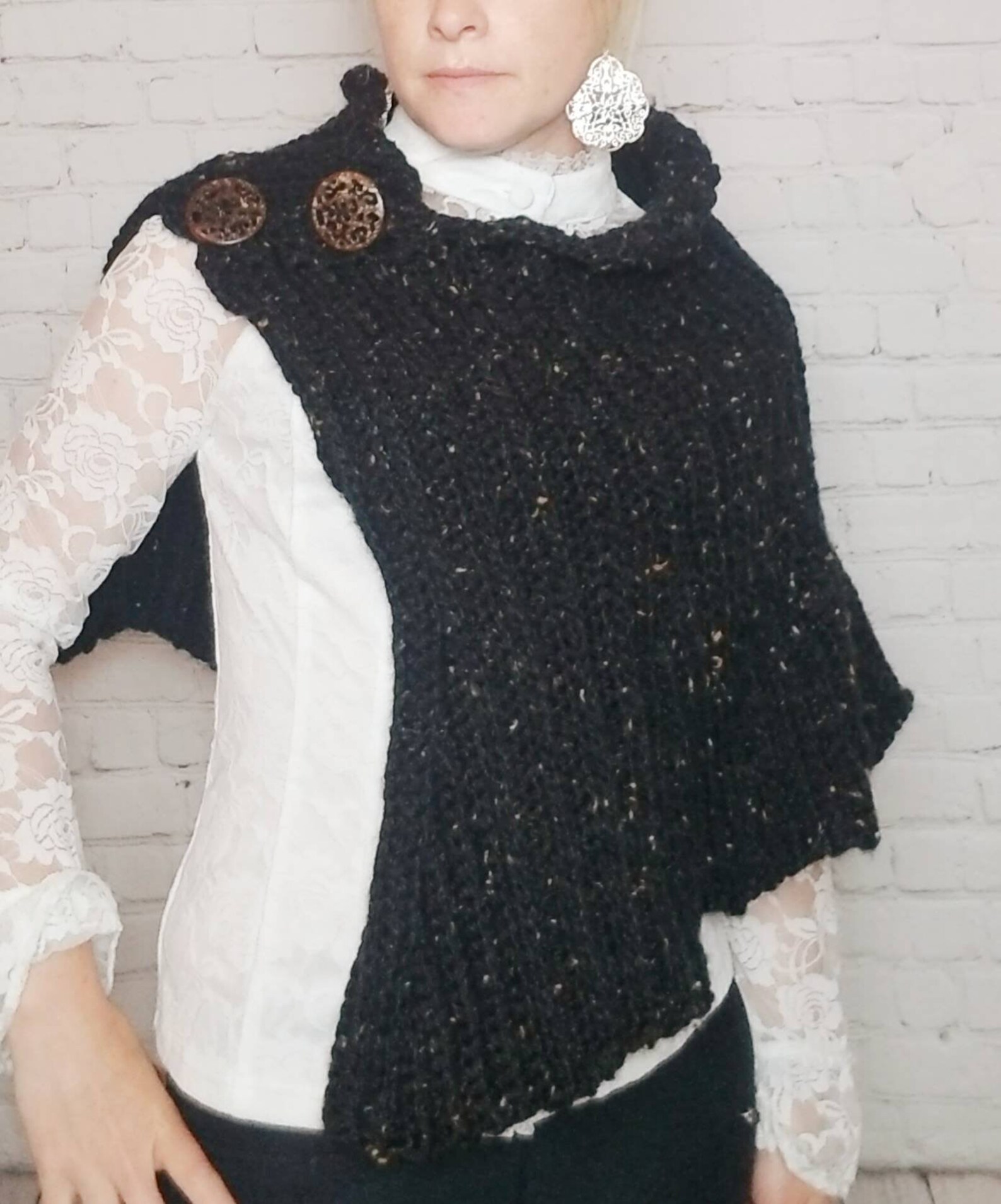 CROCHET PATTERN Sassenach Highlander Capelet Crochet Pattern - Etsy