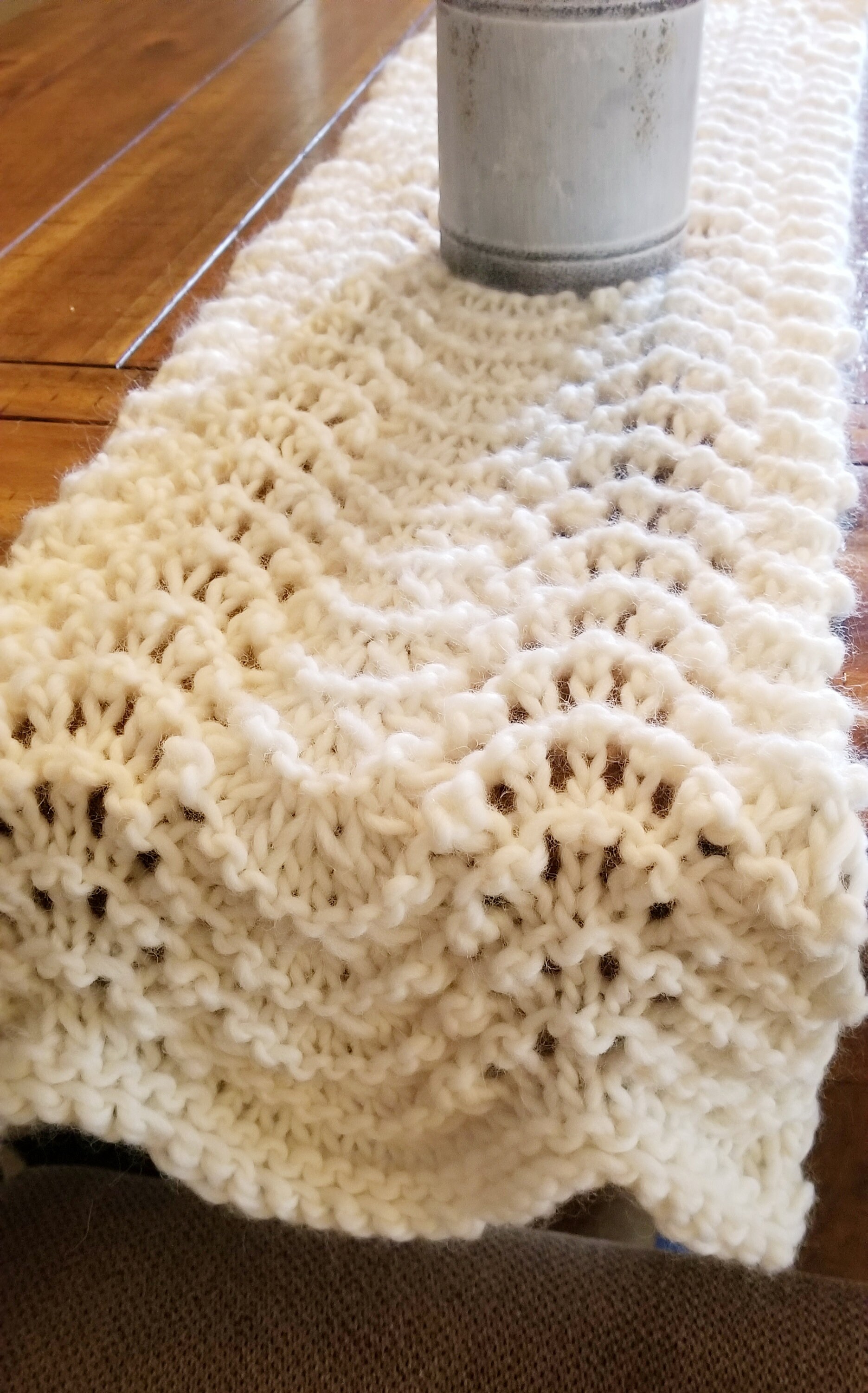 Table Runner knitting Pattern Easy Knitted Table Runner | Etsy