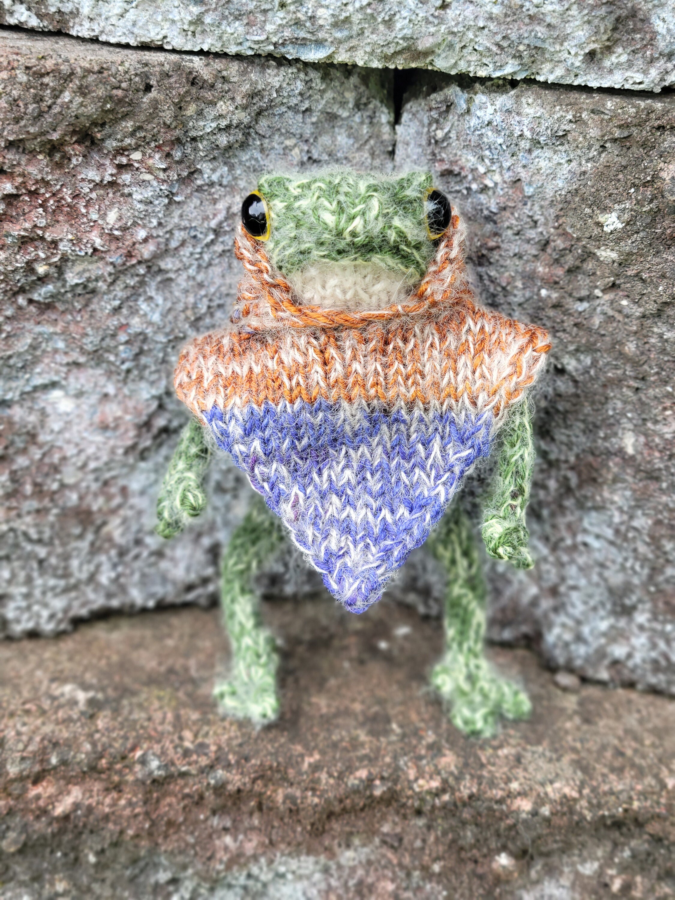 Frog Poncho Knitting Pattern: Amigurumi Froggy Beach Attire (PDF ...