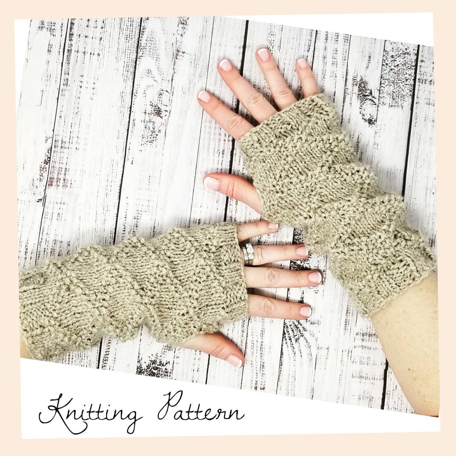 KNITTING PATTERN Arm Warmer Wrist Warmer Knitting Pattern | Etsy