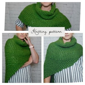 KNITTING PATTERN, Highlander Triangle Wrap, Outlander Cosplay Shawl ...