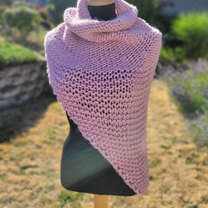 KNITTING PATTERN, Highlander Triangle Wrap, Outlander Cosplay Shawl ...