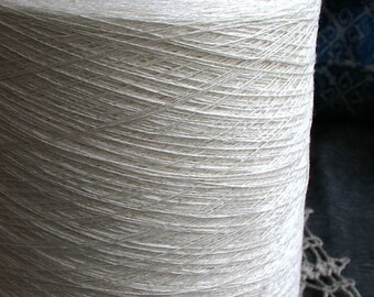 Organic Natural Flax Linen Yarn Thread on cone 2 ply / 3 ply / | Etsy