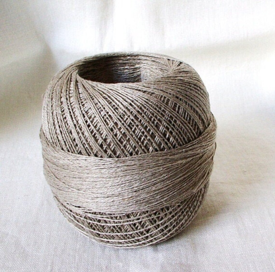 Natural Linen Flax Color Yarn Thread 68 Tex/2 Filament/3.5 Oz/100 Grams ...