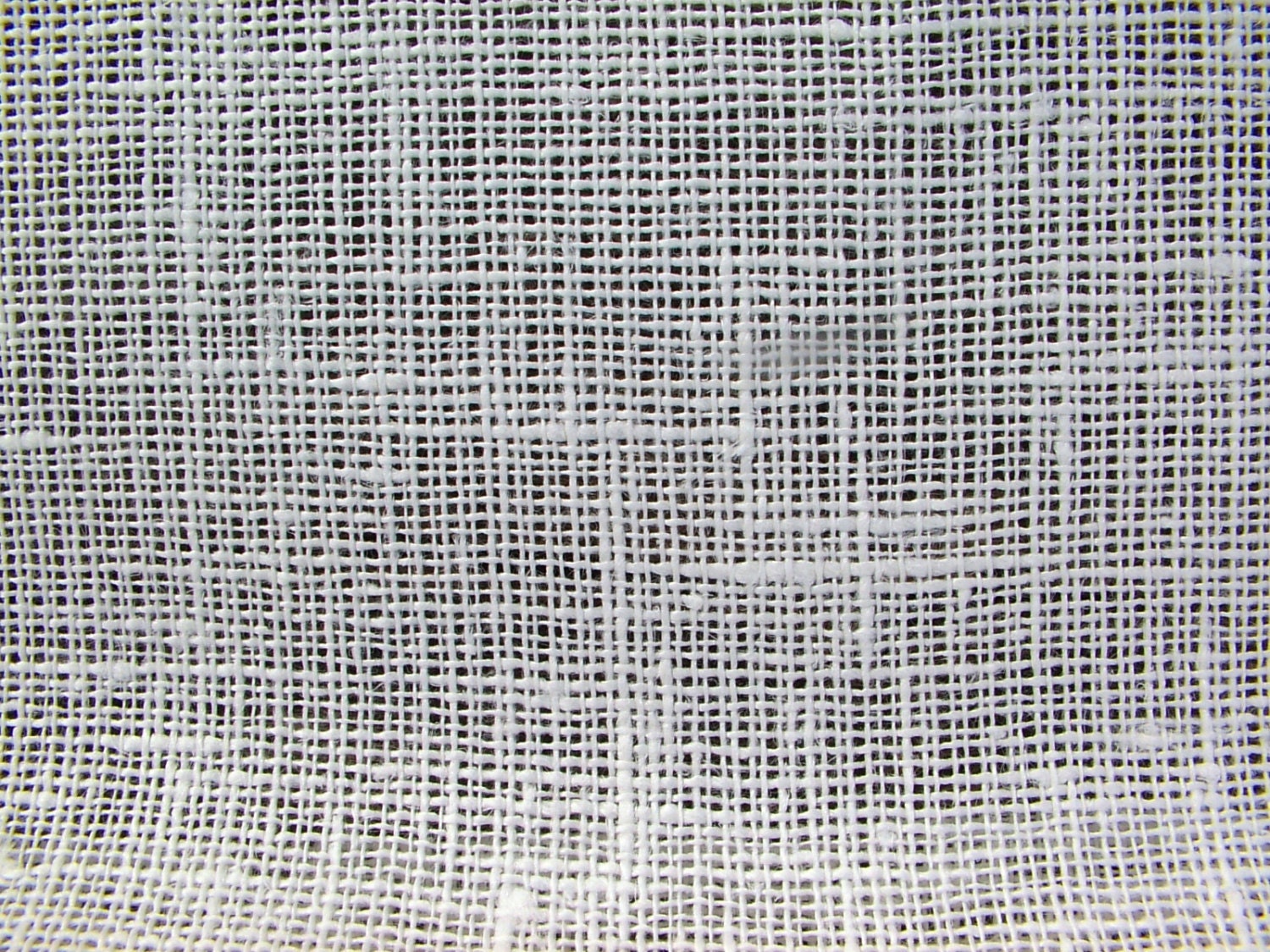 Sheer Linen Fabric-eyelet Linen Fabric-white Mesh-ivory Loosely Woven ...