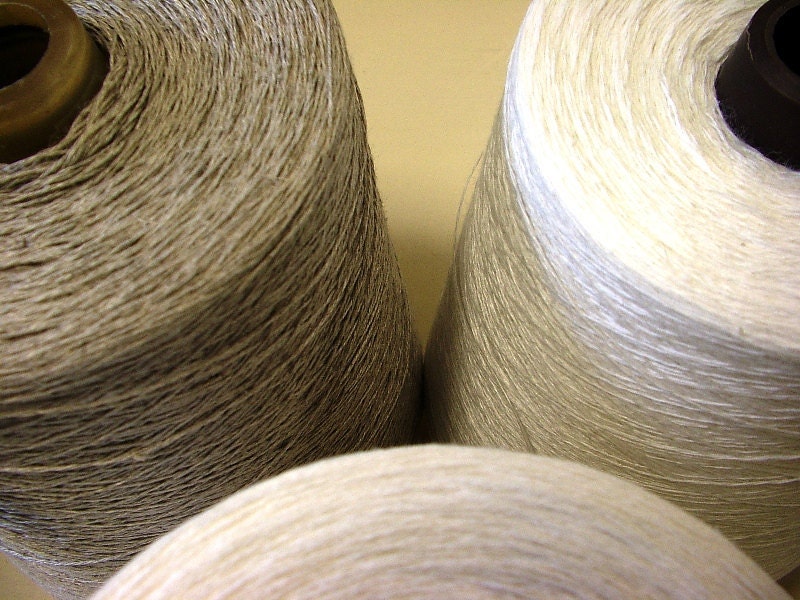 Organic Natural Flax Linen Yarn Thread on Cone 2 Ply / 3 Ply / 4 Ply - Etsy