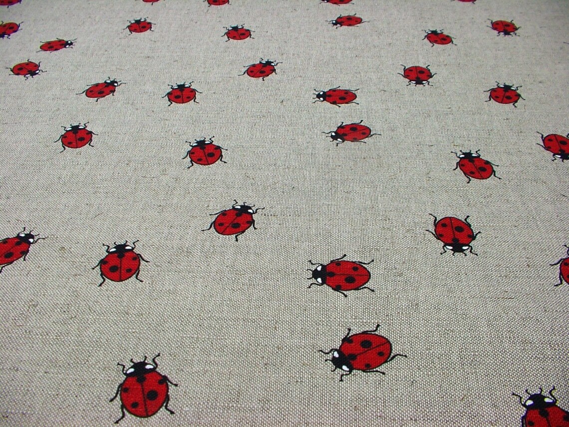 Ladybird Print--ladybird Ladybug on Canvas--red & Heart Ideas--canvas ...