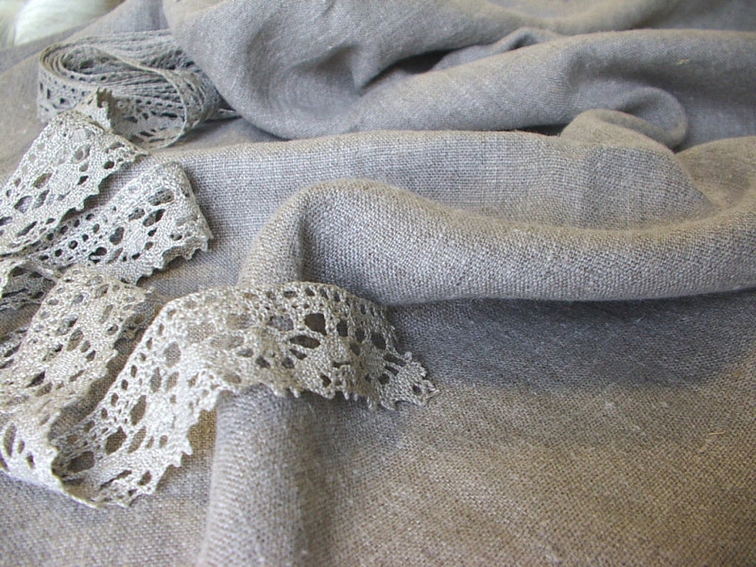 Soft Burlap Linen Thick Natural Pure Flax Eco Friendly - Etsy