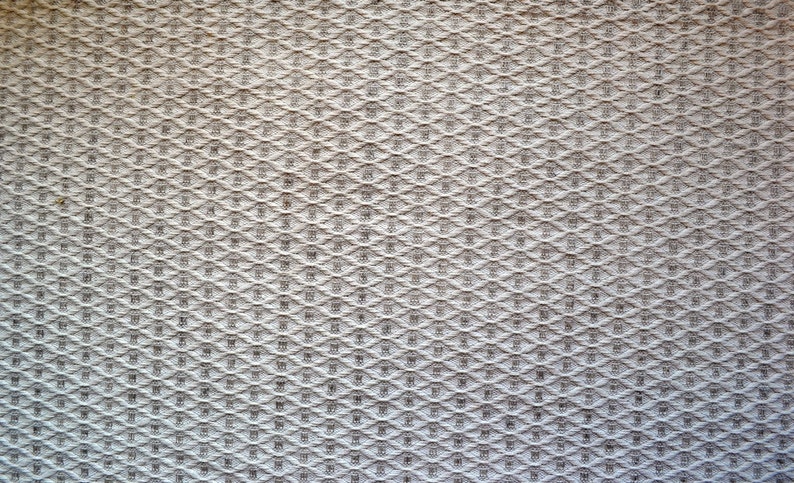 Honeycomb Wheat Color Linen Cotton Organic Fabrictextured Fabric ...