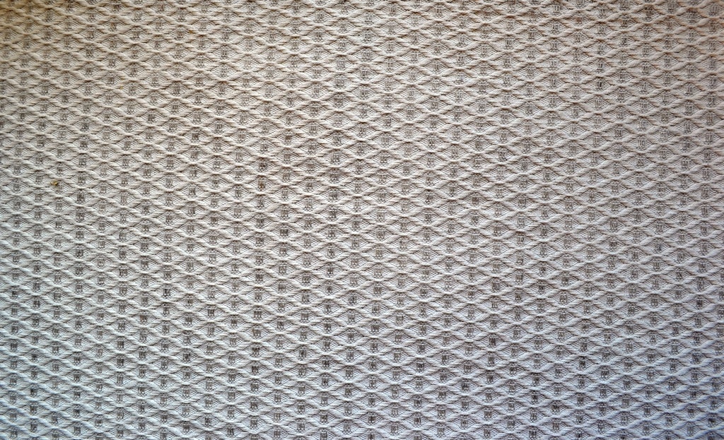 Honeycomb Wheat Color Linen Cotton Organic Fabrictextured Fabric ...