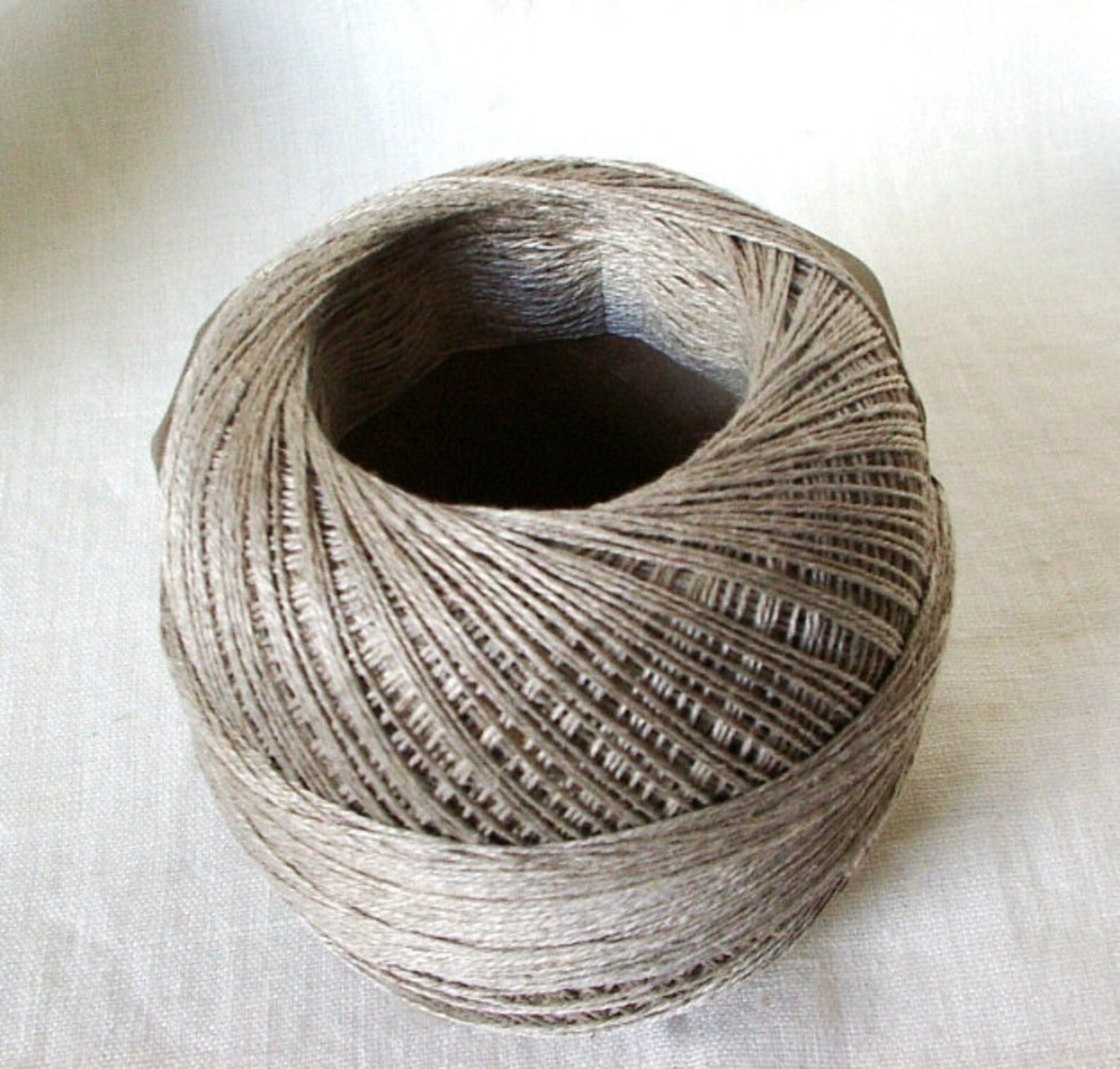 Natural Linen Flax Color Yarn Thread 68 Tex/2 Filament/3.5 Oz/100 Grams ...